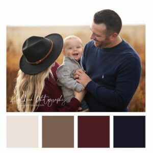 8 Color Palettes for Beautiful Fall Family Photos